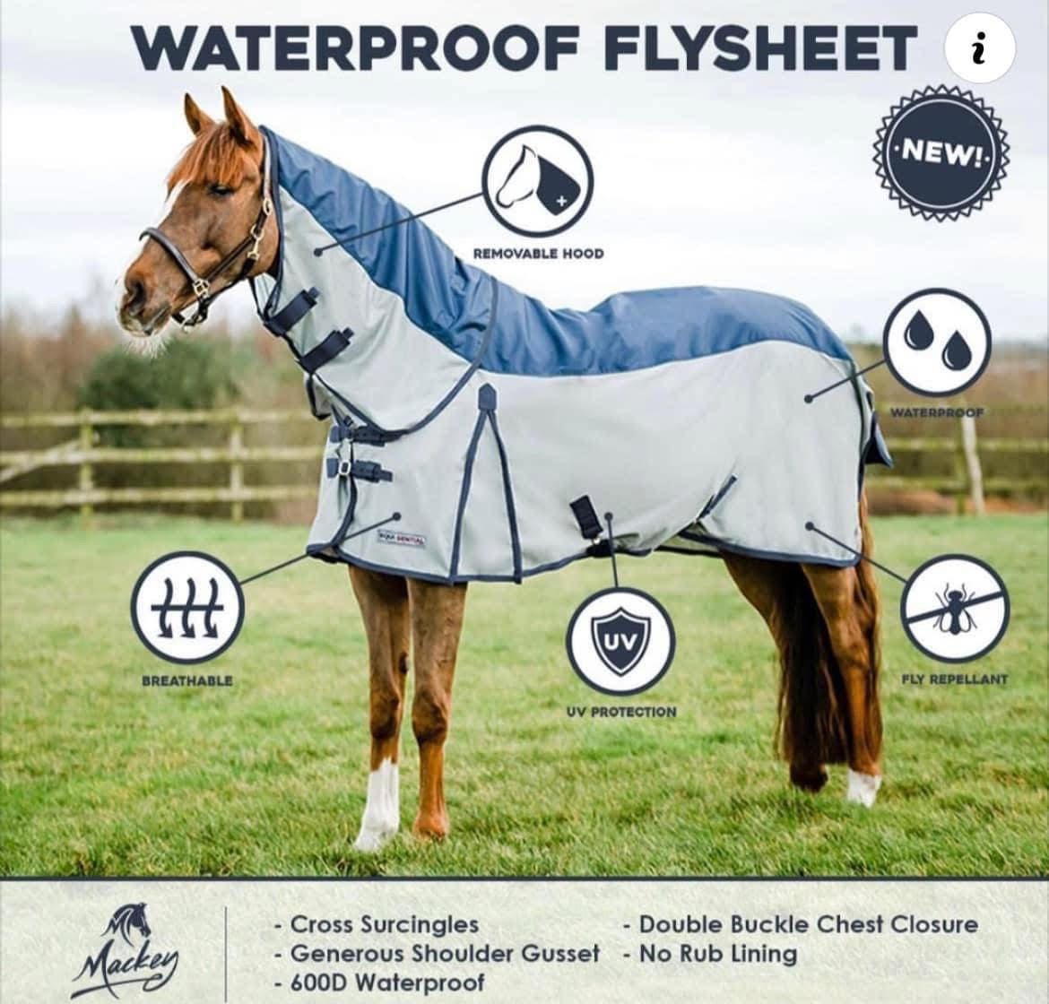 Mackey Equisential Waterproof Fly Rug – Bellisle Equestrian Store NI